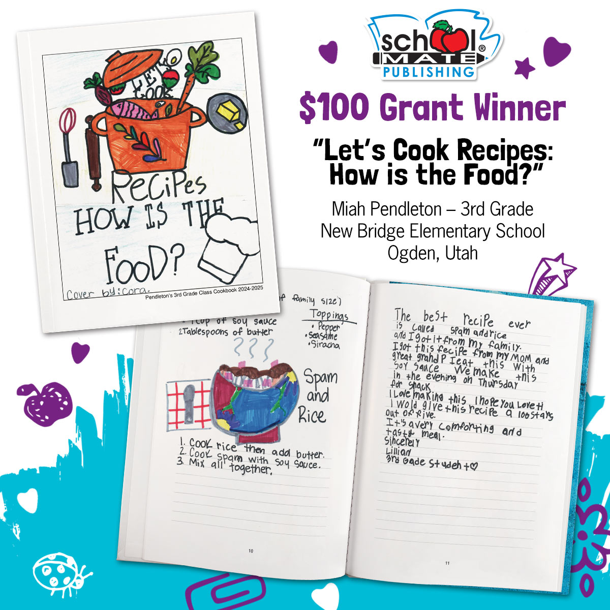 Teachers - Grant Winners - School Mate® Publishing